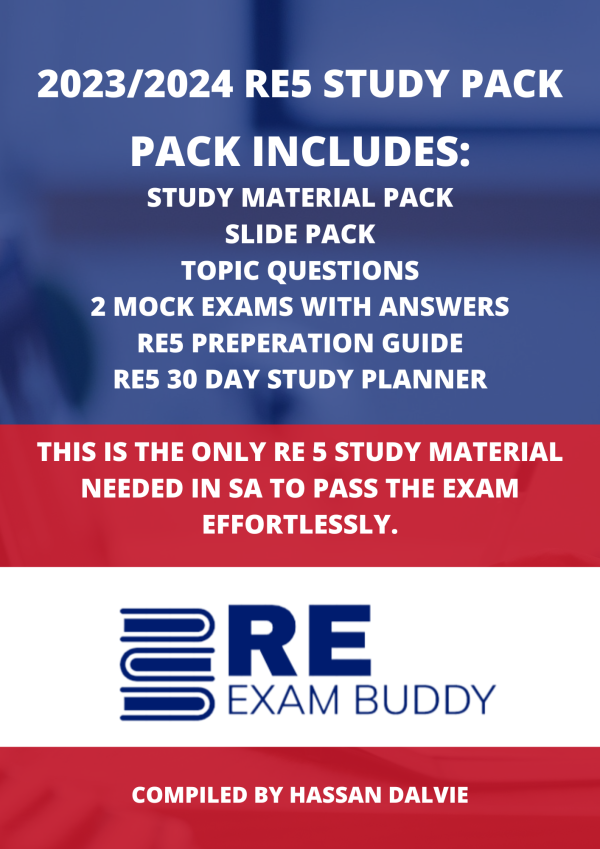 RE5 Study Material 2024 | Pass The Exam With Confidence!